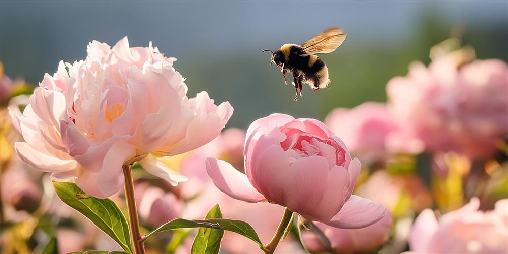 Fun Bee and Peony Facts: The Sweet Connection in Your Garden | Flower ...